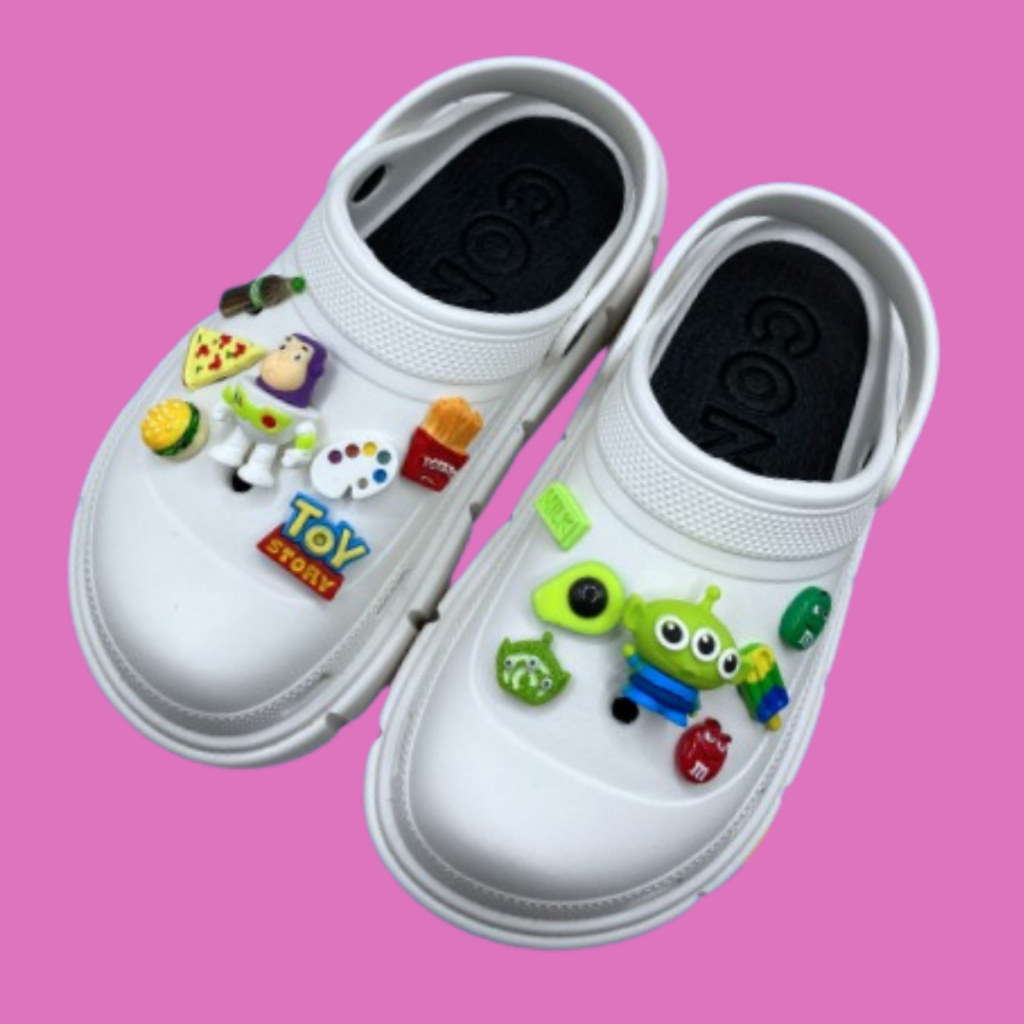 Jual Capys - BUZZ 2D Set Aksesoris Jibbitz Charm Huruf Alfabet Gesper ...