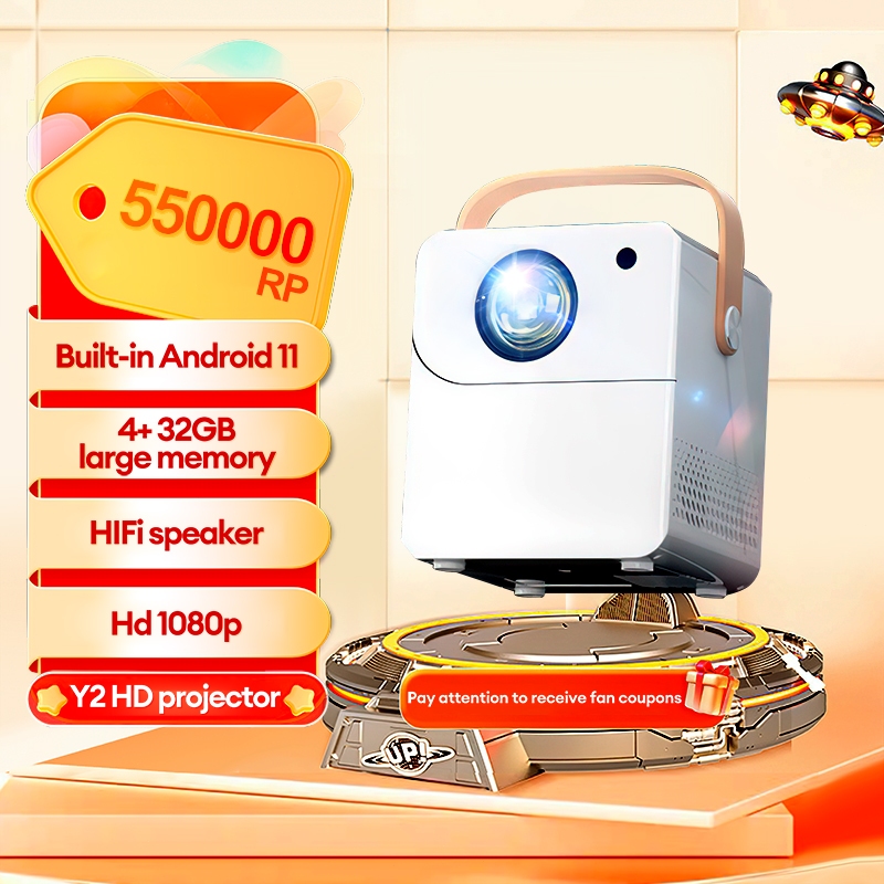 Jual Mini Proyektor T2 Android 11.0 4K Smart Projector 9000 Lumen 10.0 ...