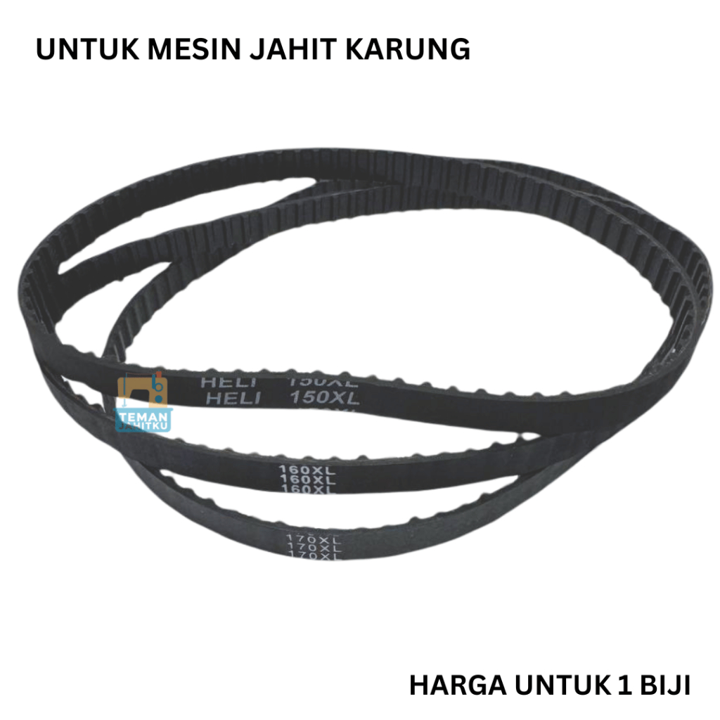 Jual TIMING BELT 170 XL / 160 XL / 150 XL TALI PENGGERAK DINAMO MESIN ...