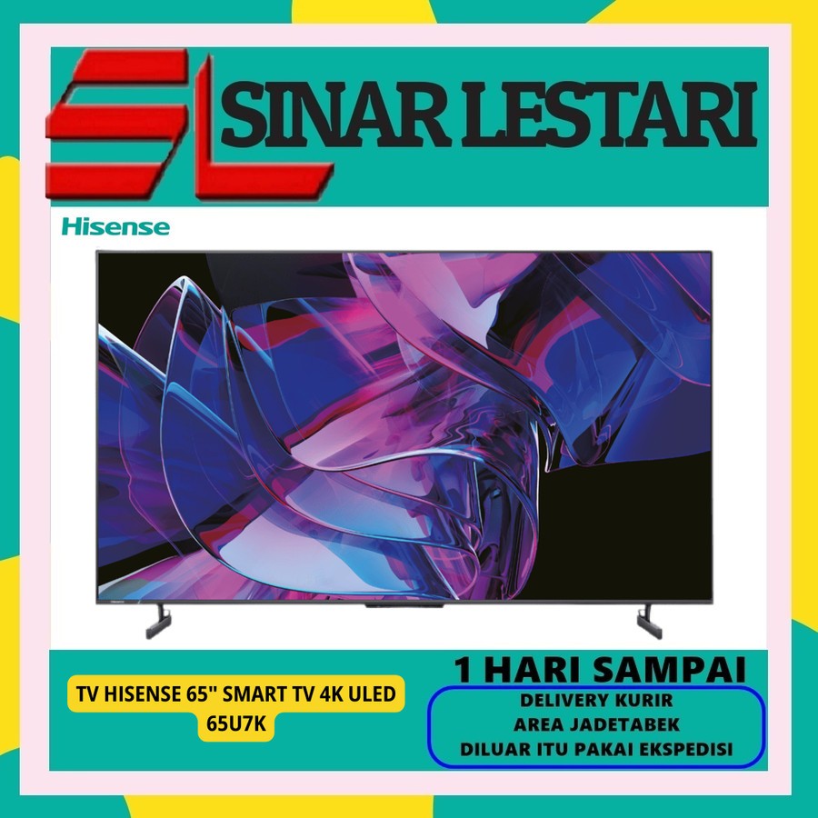 Jual TV HISENSE 65U7K 65INCH SMART TV OS VIDAA 4K ULED W/FILM MAKER ...