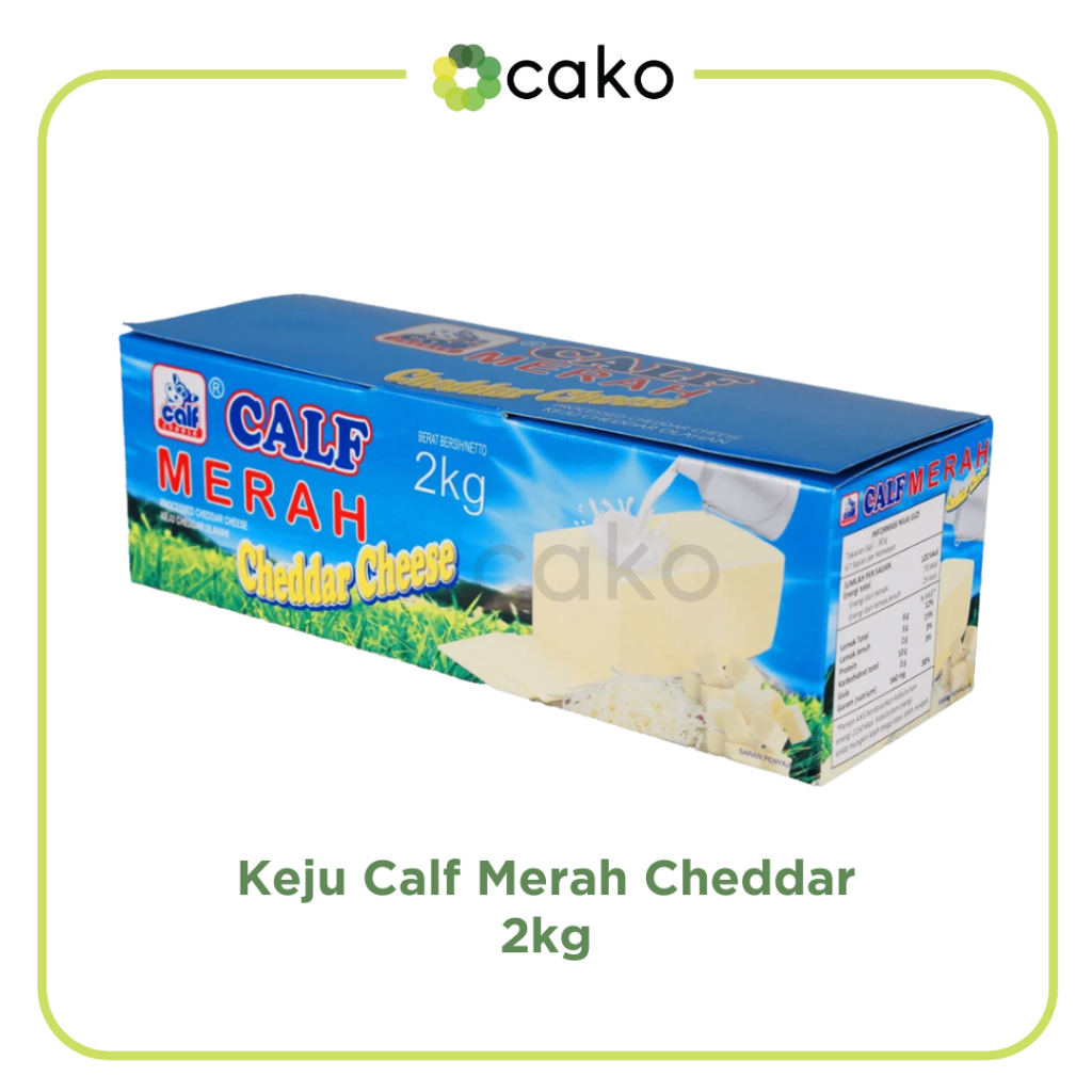 Jual Keju Calf Merah Cheddar 2kg | Shopee Indonesia