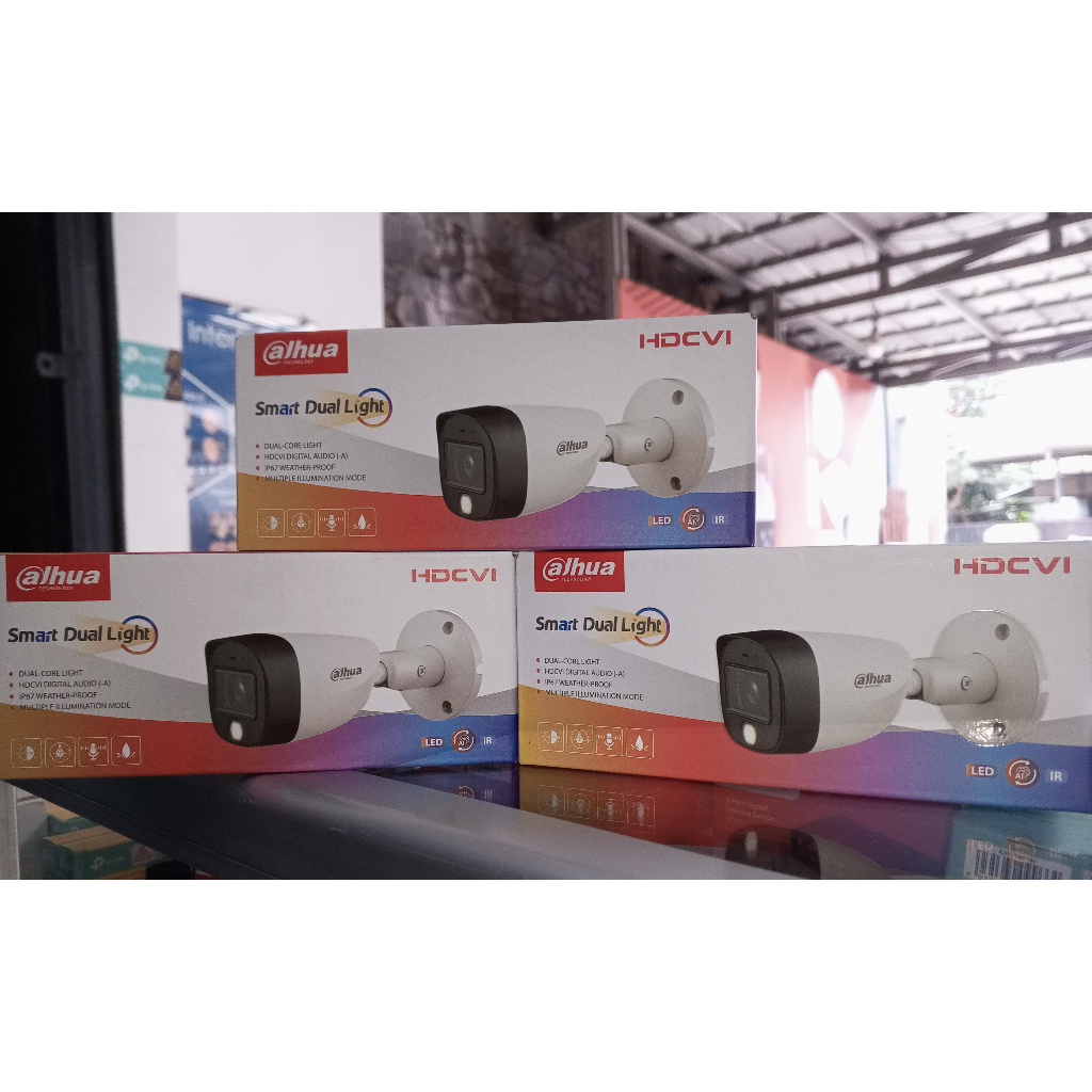 Jual DAHUA HFW1500CMP-IL-A 5MP Smart Dual Light Colorvu + Audio-LN ...