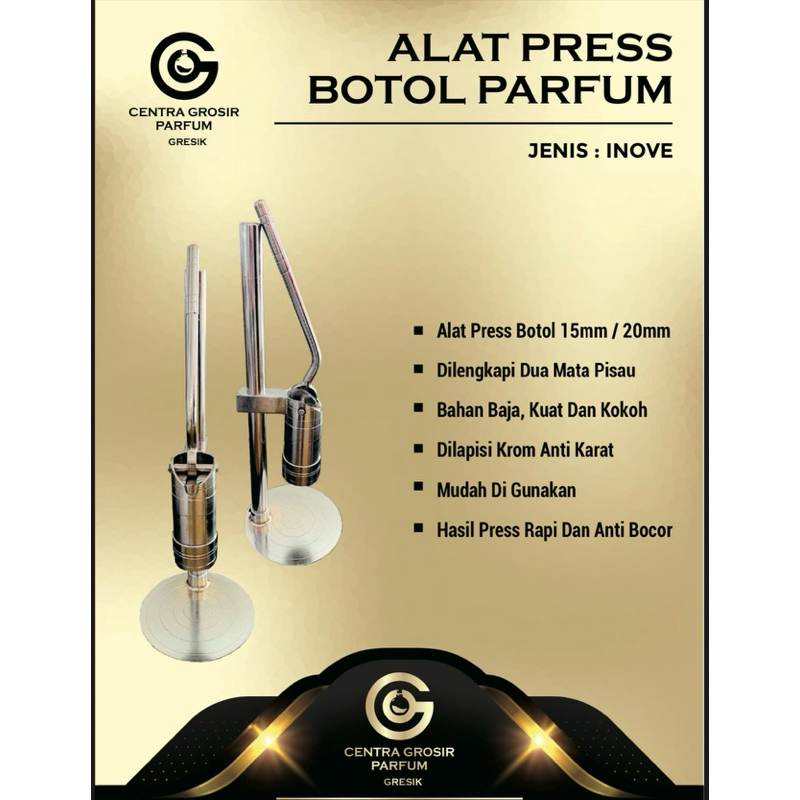 Jual Alat Press botol parfum type Inove ( terlaris ) | Shopee Indonesia
