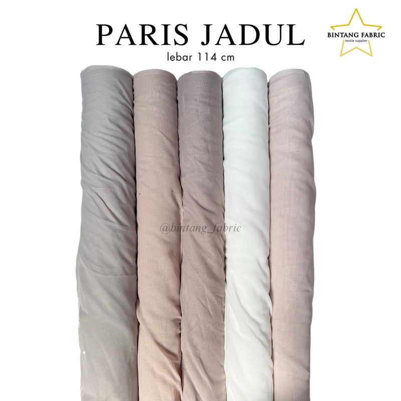 Jual 1 Rol Bahan Kain Hijab Segiempat Paris Jadul ±60 yards | Shopee ...