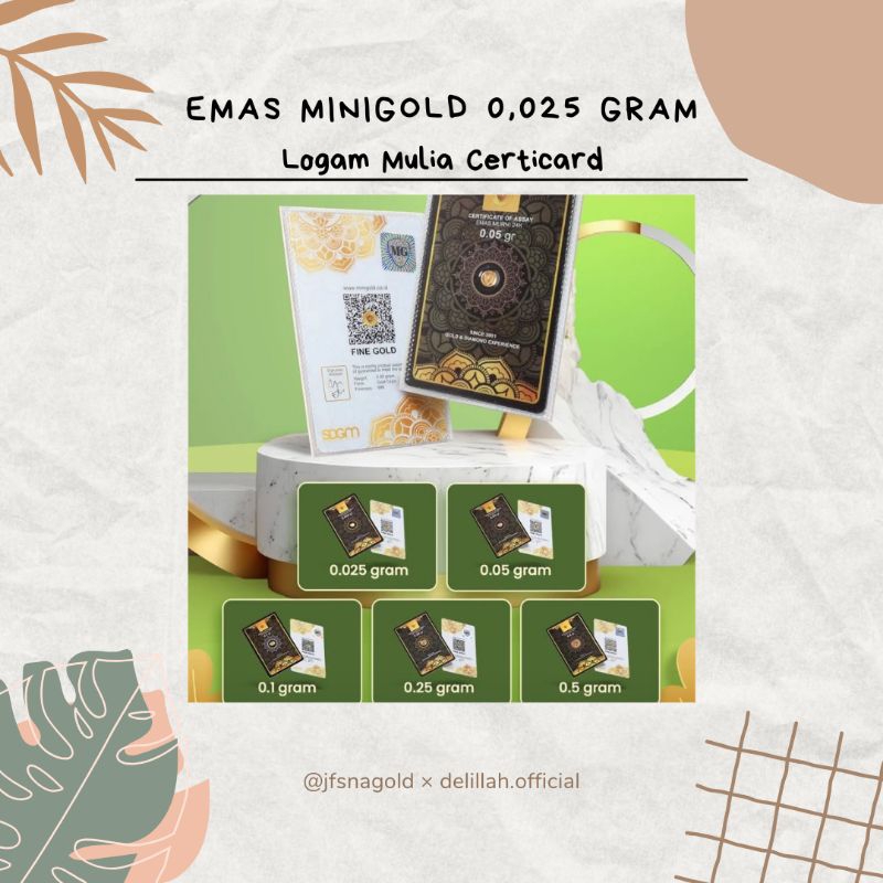 Jual MINI GOLD Black Series 0,025 Gram Certieye, Logam Mulia by ...
