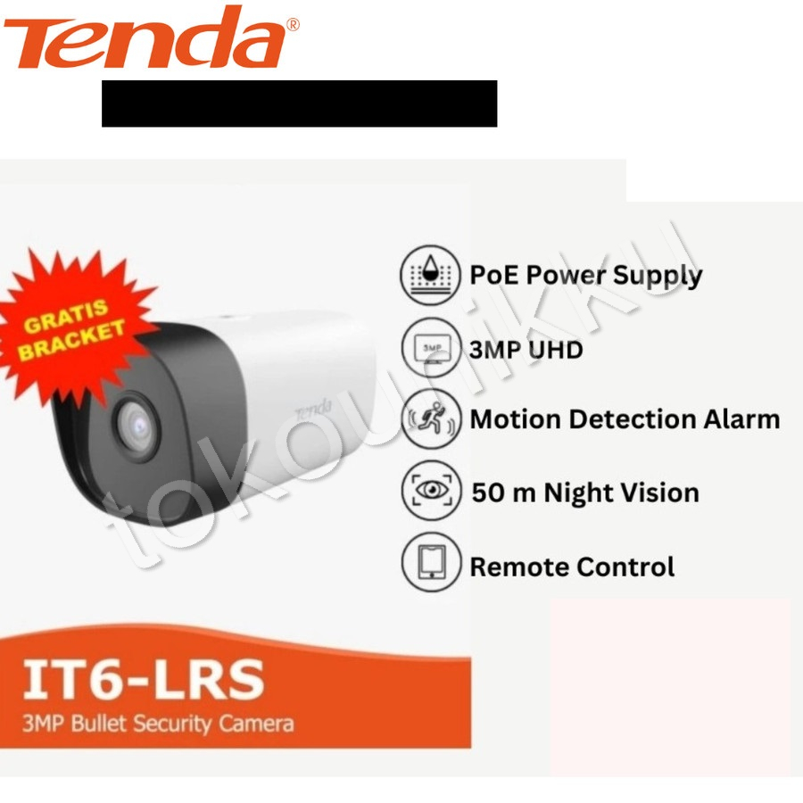 Jual Camera IP Cam Ip Camera Wifi CAMERA CCTV TENDA IT6-LRS-4 3MP ...