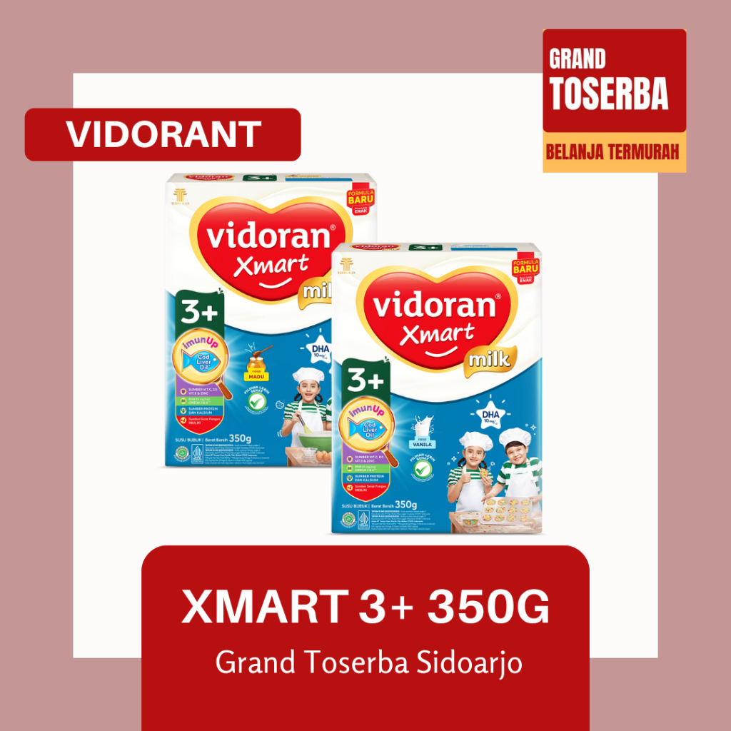 Jual VIDORAN MY BABY DAN XSMART KEMASAN 350g - 575g / SUSU FORMULA ANAK ...