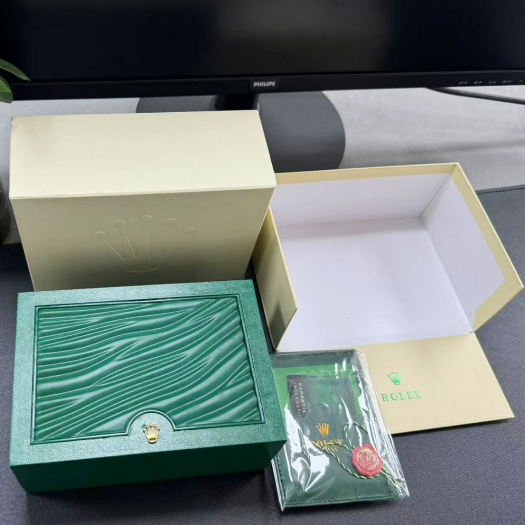 Jual Rolex Brand new Original Rolex watch storage green packaging box ...