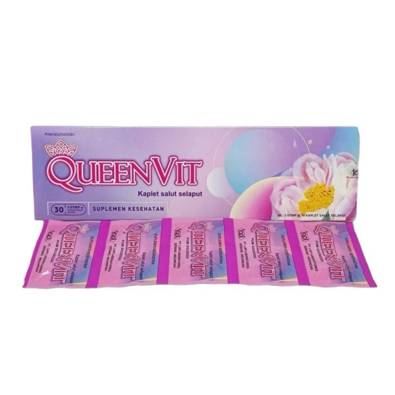 Jual QUEEN VIT - BOX (SUPLEMEN UNTUK PROMIL) | Shopee Indonesia