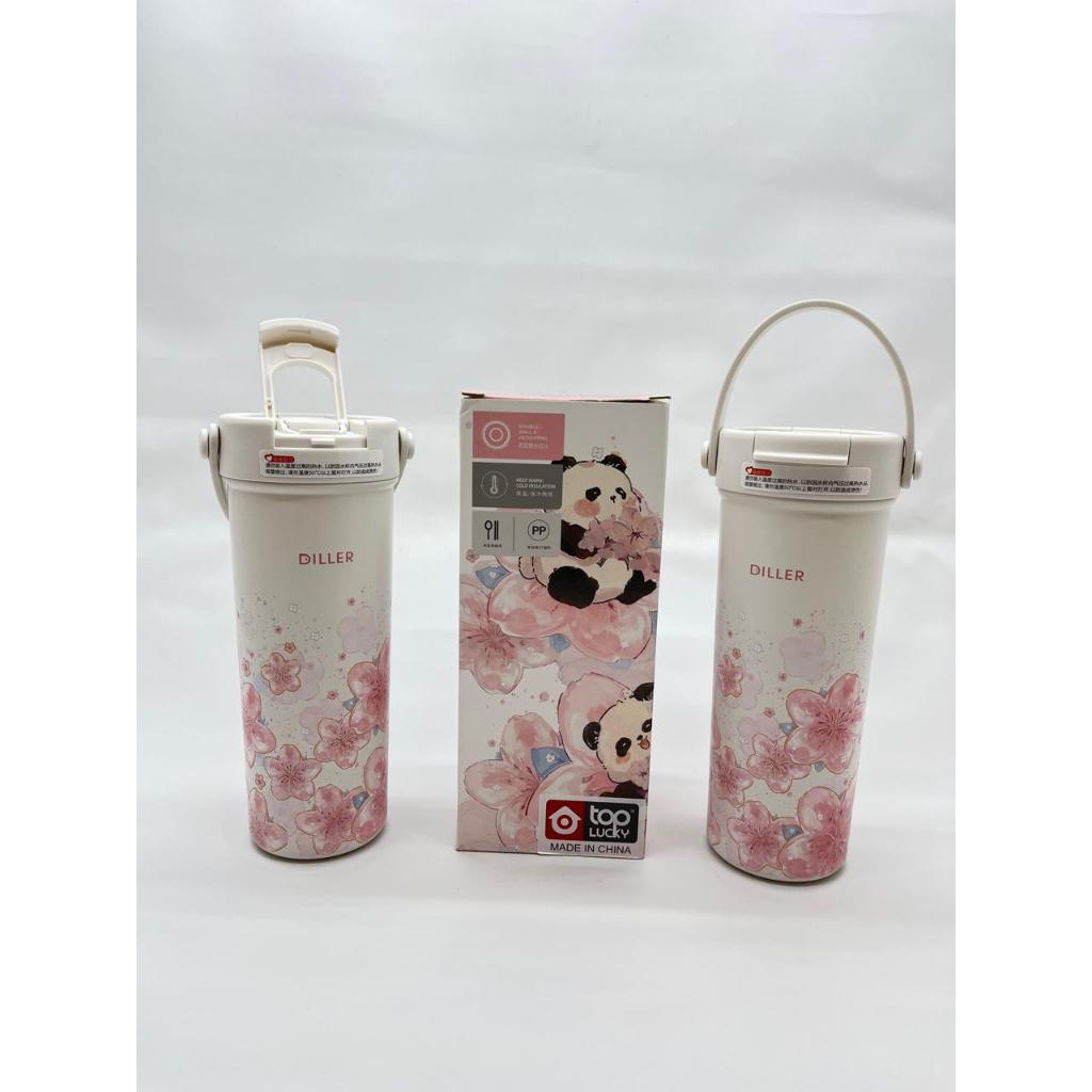 Jual DILLER - Tumbler Sakura Gagang Series 680ml Stainless Steel 316 Vacuum Insulated | Shopee ...