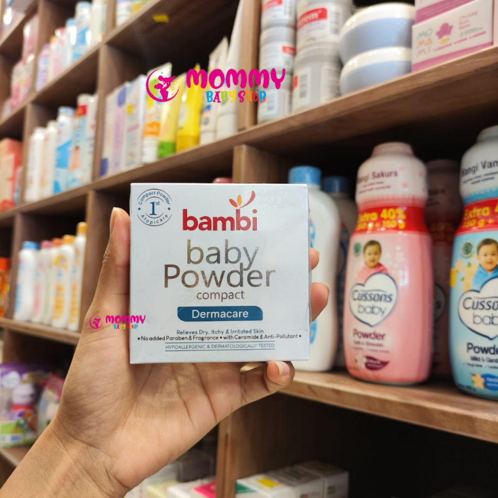 Jual Bambi Baby Powder Compact Dermacare - 40gr | Shopee Indonesia