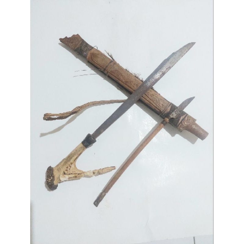 Jual Mandau Lincah Lawas Hulu Tanduk | Shopee Indonesia