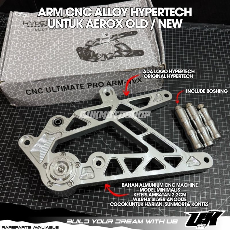 Jual arm swingarm cnc aerox old new nmax hypertech | Shopee Indonesia