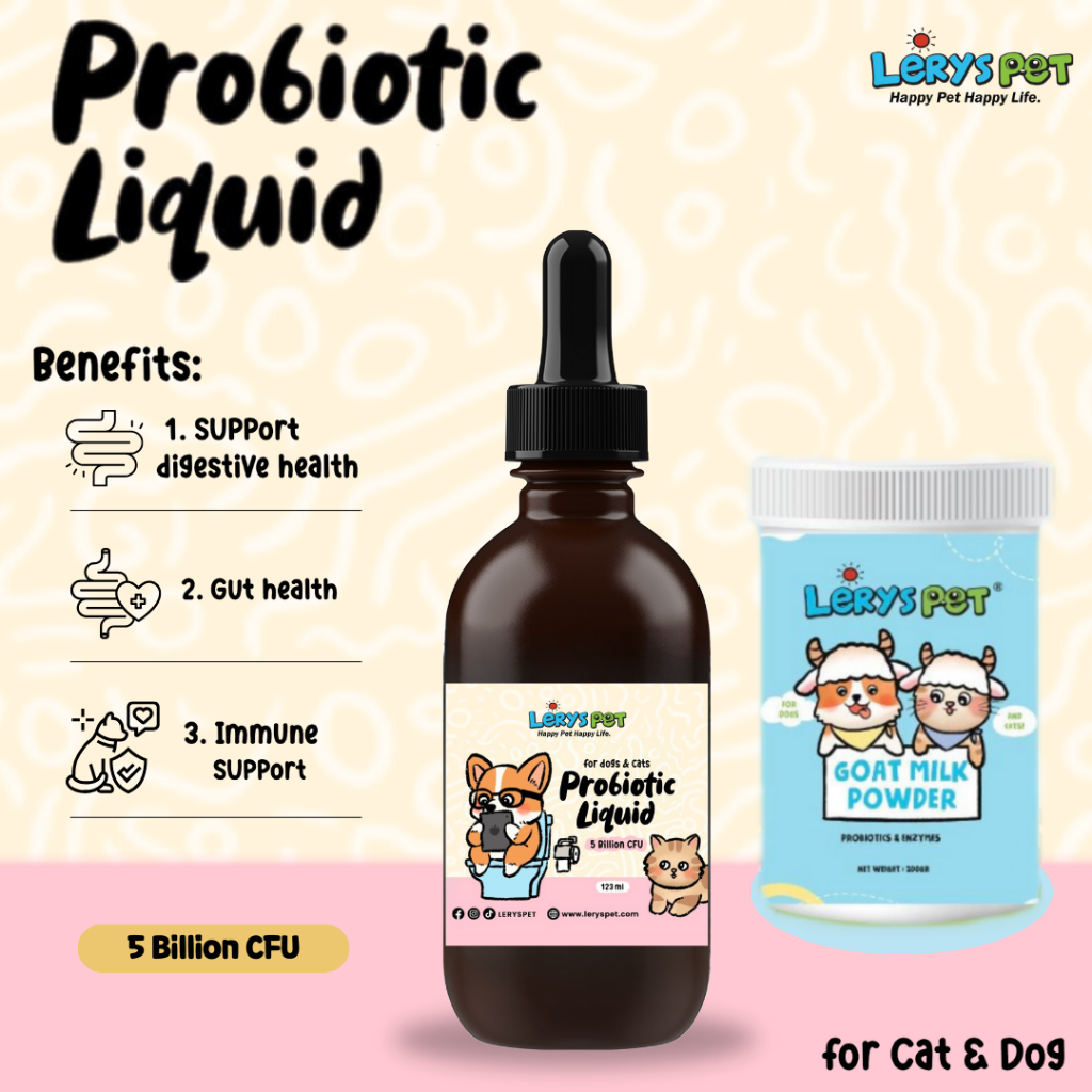 Jual Probiotic Liquid + Goat Milk 200g | Supplement Dog & Cat ...