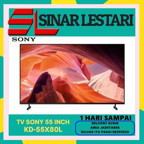 Jual SONY KD-55X80L GOOGLE TV 55 INCH 4K HDR DOLBY ATMOS | Shopee Indonesia
