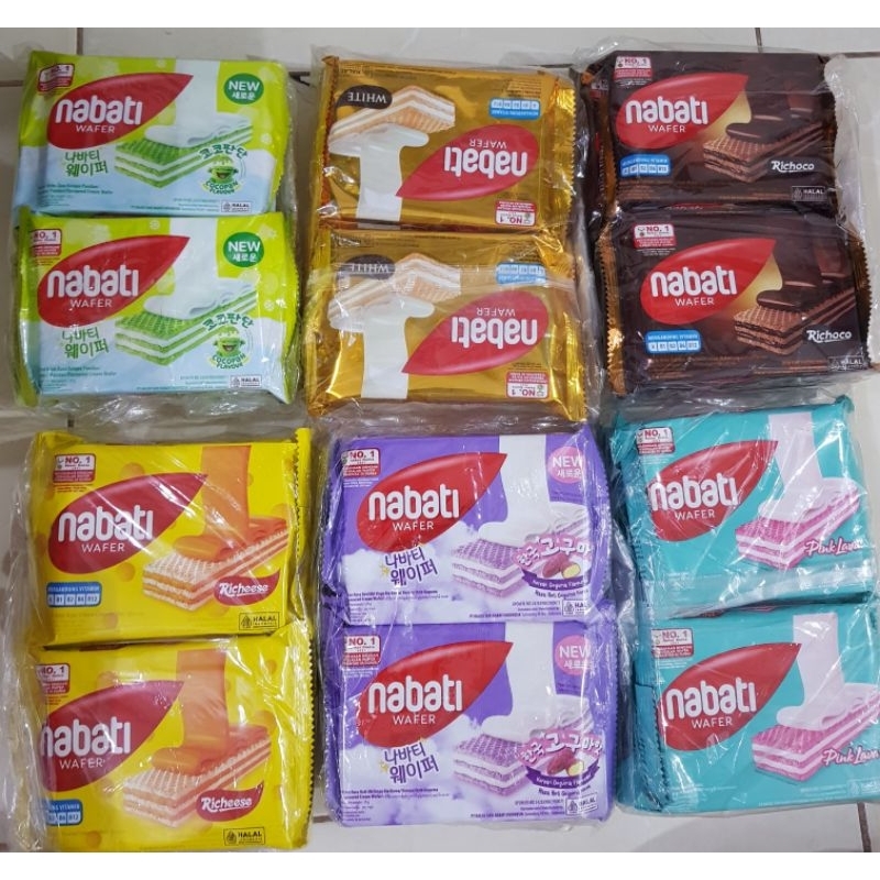 Jual Nabati Wafer Wafer Nabati Keju Coklat white 37 gr | Shopee Indonesia