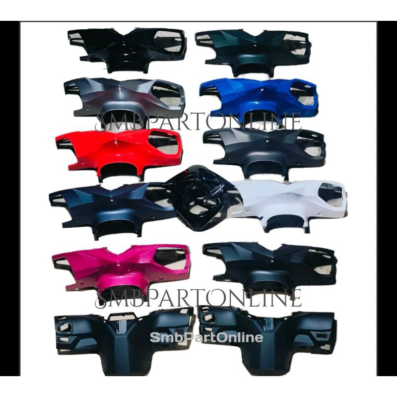 Jual Batok Kepala Depan Beat New LED K1A 2020 2021 merah cabe hitam ...