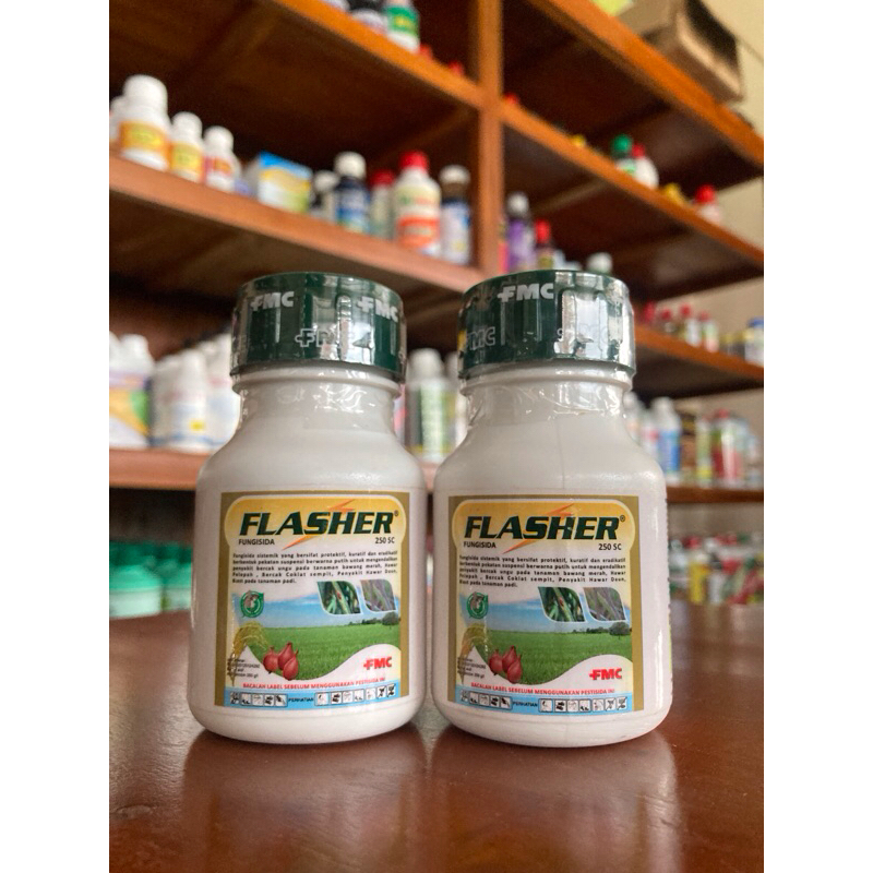Jual FUNGISIDA FLASHER 250 SC 100 ML | FLASHER FMC | Azoxystrobin ...