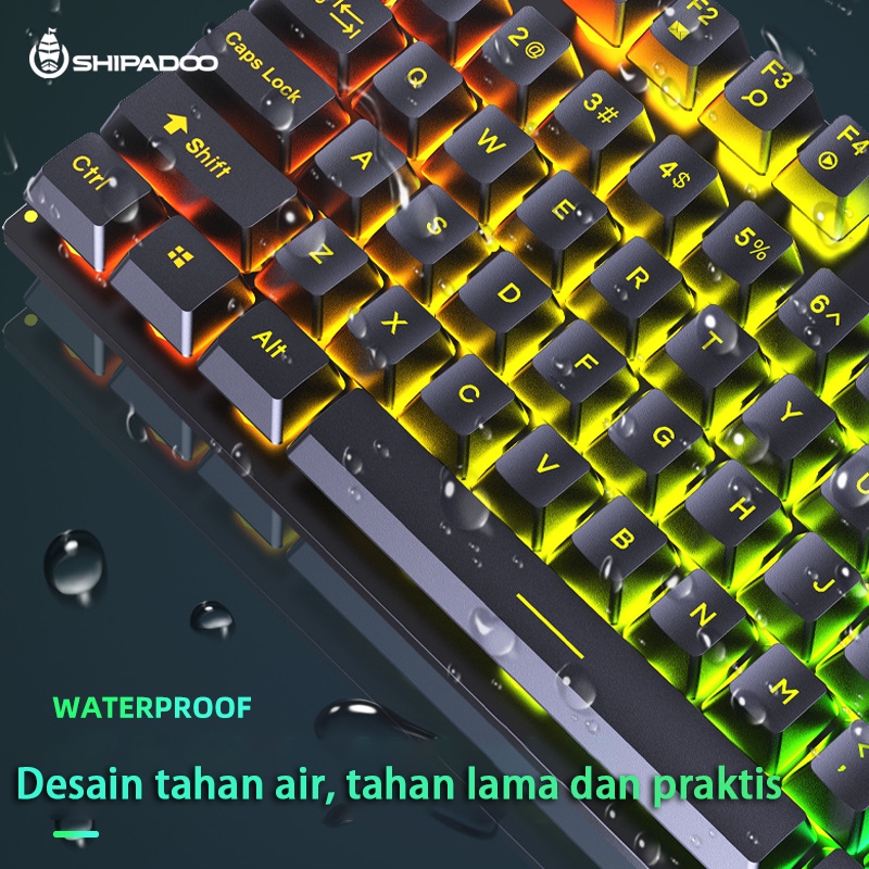 Jual Kombo Keyboard & Mouse Gaming RGB – Keyboard Mekanikal 104 Keys ...