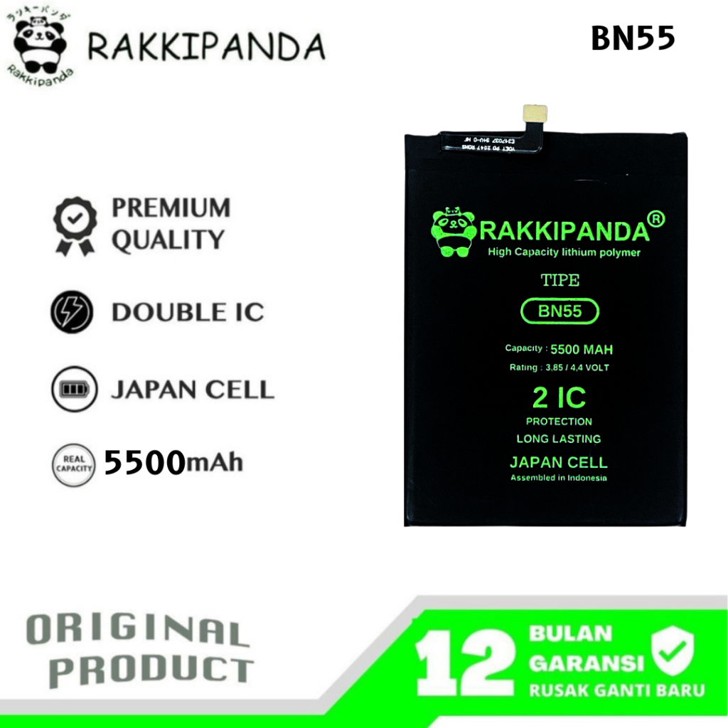 Jual RakkiPanda - BN55 Redmi Note 9S Batre Batrai Baterai | Shopee ...