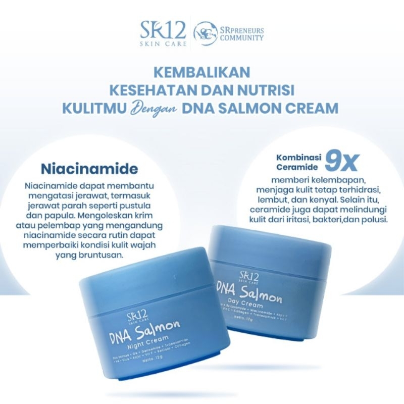 Jual DNA SALMON DAILY SKINCARE SR 12 SATU PAKET | Shopee Indonesia