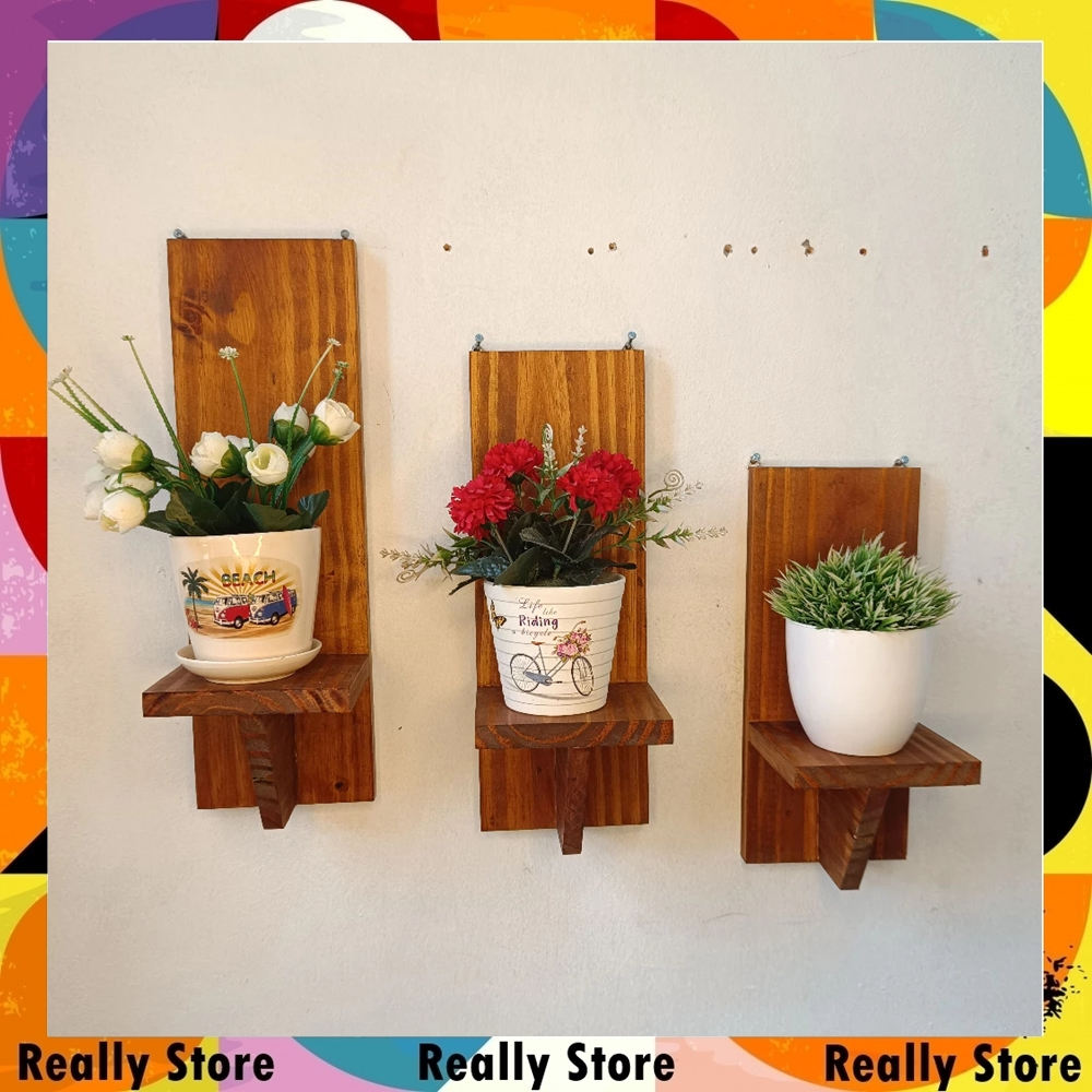 Jual Rak Bunga Gantung Dinding Hiasan Dinding Aesthetic Hiasan Dinding ...