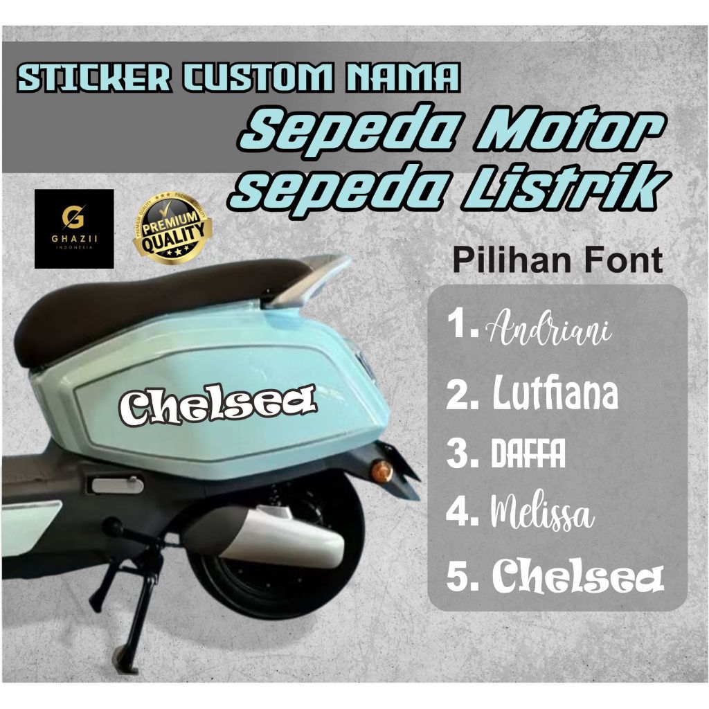 Jual STIKER HOLOGRAM CUSTOM NAMA BODY MOTOR-STIKER CUTTING CUSTOM NAMA ...