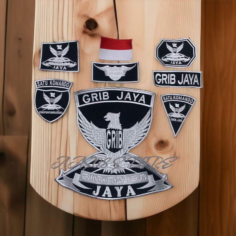 Jual LOGO GRIB JAYA TERBARU BEDGE EMBLEM TIM HERCULES WARNA HITAM PUTIH ...