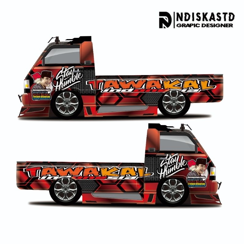 Jual stiker custom bak samping hingga pintu kanan kiri | Shopee Indonesia