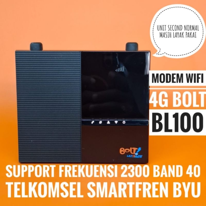 Jual Modem Router Wifi 4g Bolt Bl100 Unlock All Operator Band 40 Kartu ...