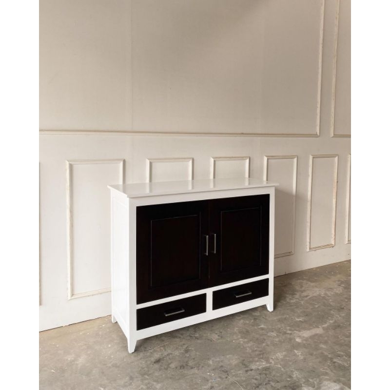 Jual link costum dp buffet minimalis kayu mahoni almari kecil buffet ...