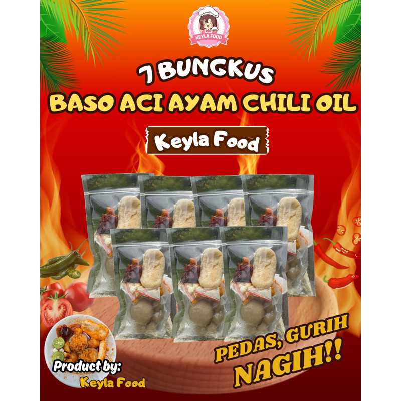 Jual 7 Bungkus Boci Chili Oil ayam suwir enak pedas gurih | Shopee ...