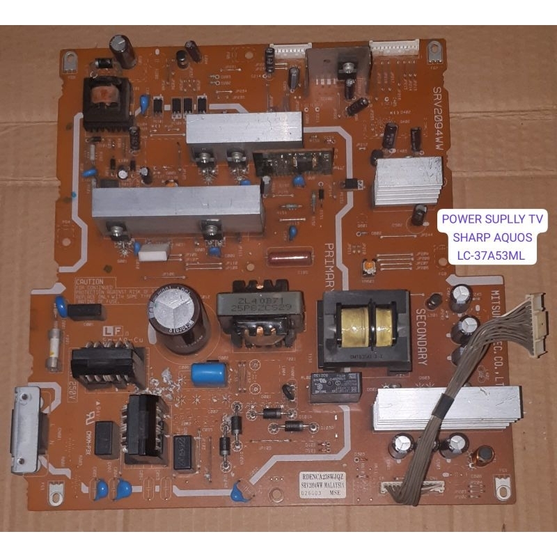 Jual Power Suply TV LCD SHARP AQUOS LC-37A53ML Original | Shopee Indonesia