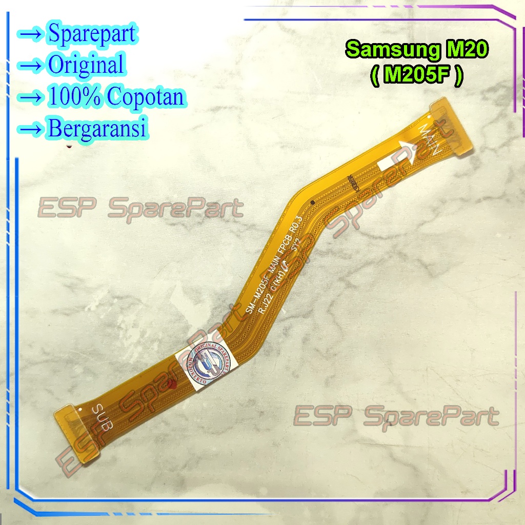 Jual Flexible Board Samsung M20 - M205F / Fleksibel Penghubung Mesin Ui ...