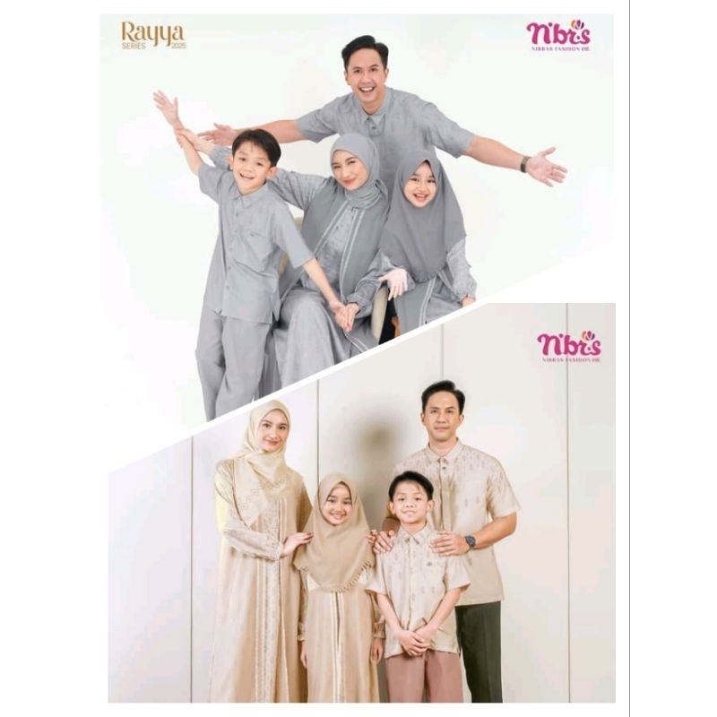 Jual SARIMBIT NIBRAS LUNA GREY CREAM TERBARU 2025 | Shopee Indonesia