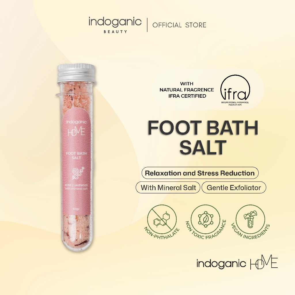 Jual Indoganic Home Foot Bath Salt with Mineral Salt Epsom Salt/Garam ...