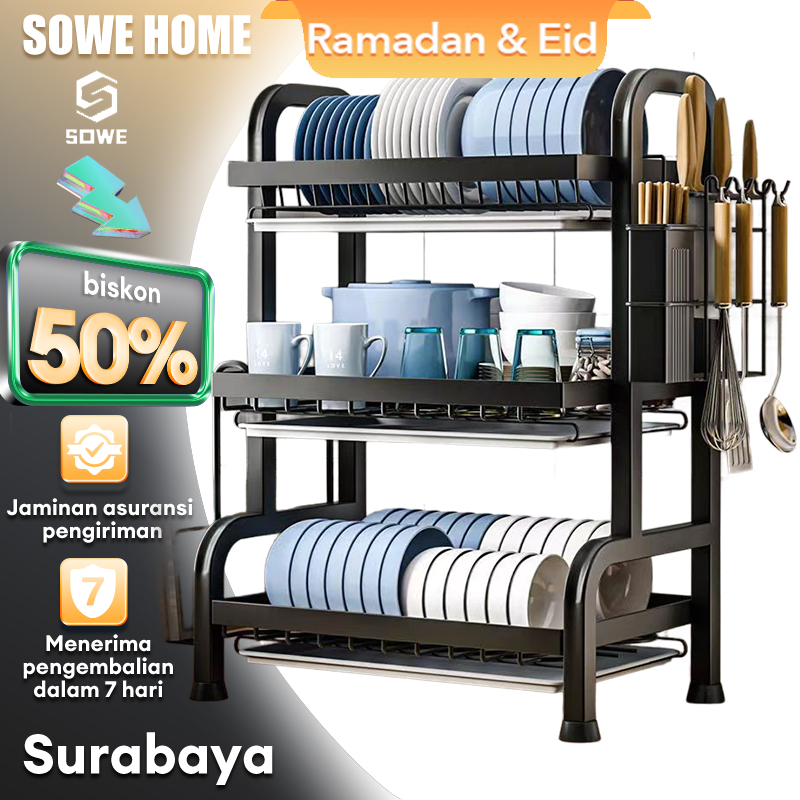 Jual Rak Piring Stainless Steel Rak piring minimalis Rak Piring ...