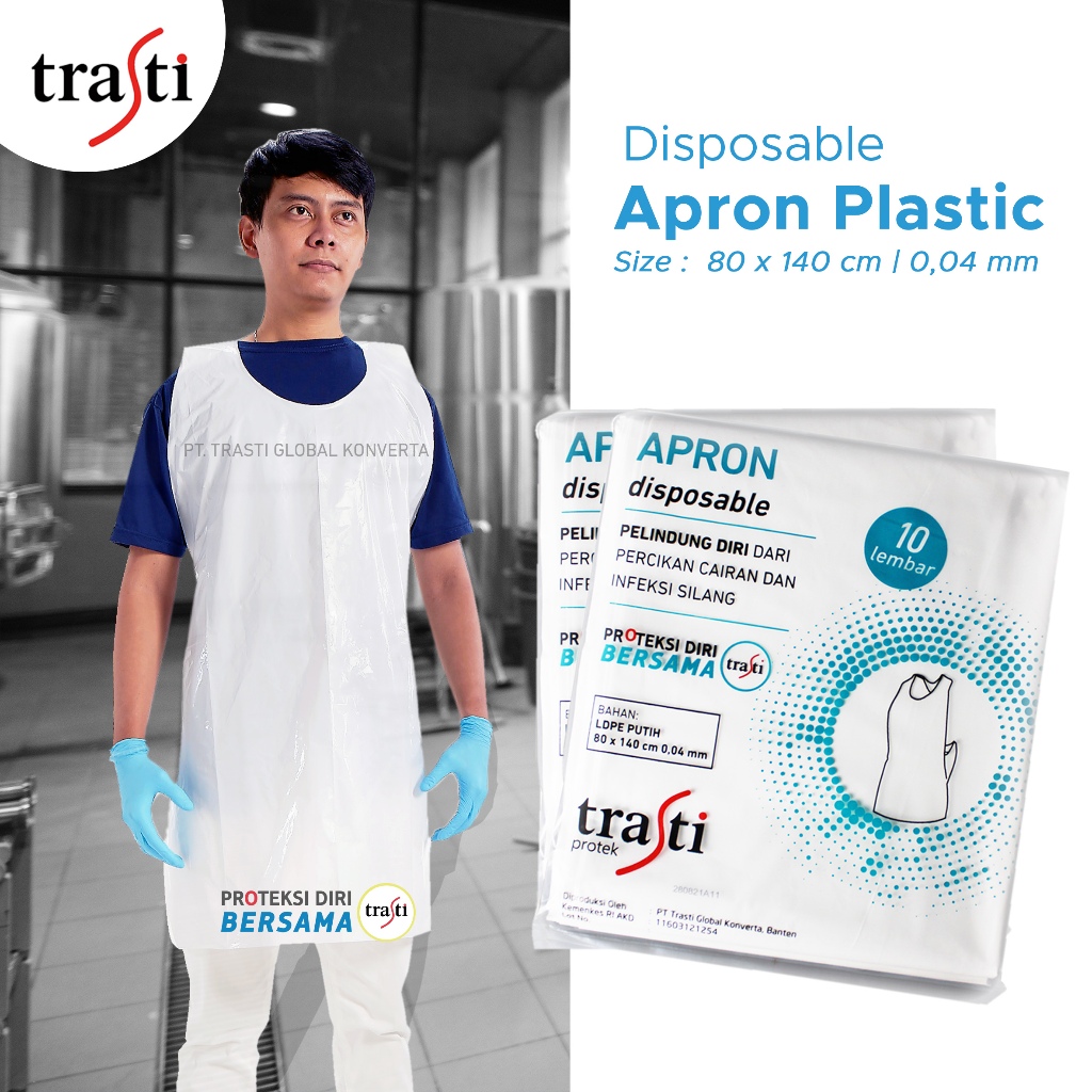 Jual Apron Plastik Disposable isi 10 pcs | Shopee Indonesia
