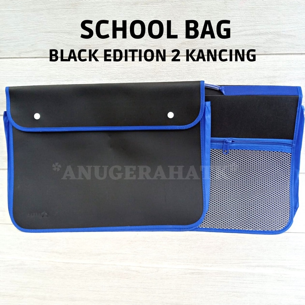Jual MAP TAS JALA 2 KANCING / SCHOOL BAG BLACK EDISION F4 | Shopee ...
