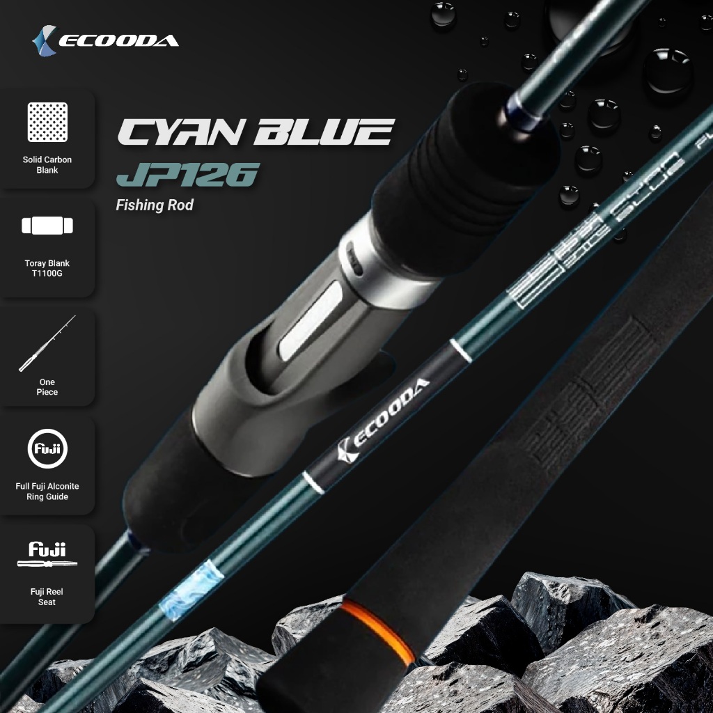 Jual ECOODA Joran Light jigging Rod 1.78M/1.83M/1.93M Line 0.8-2.5 Lure 20g-120g Baitcasting ...