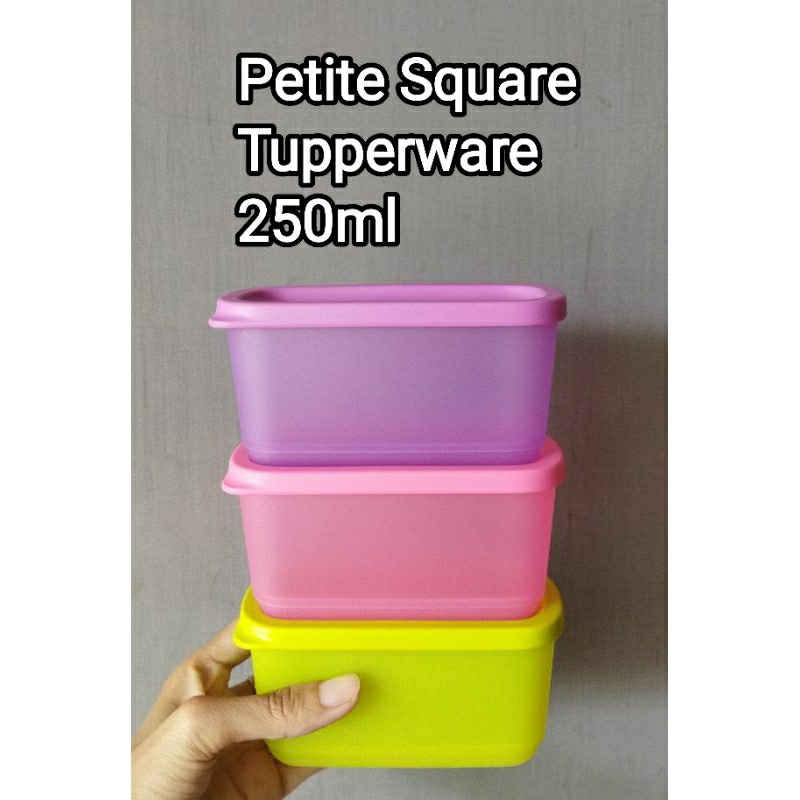 Jual Petite Square 250ml Tupperware baru | Shopee Indonesia