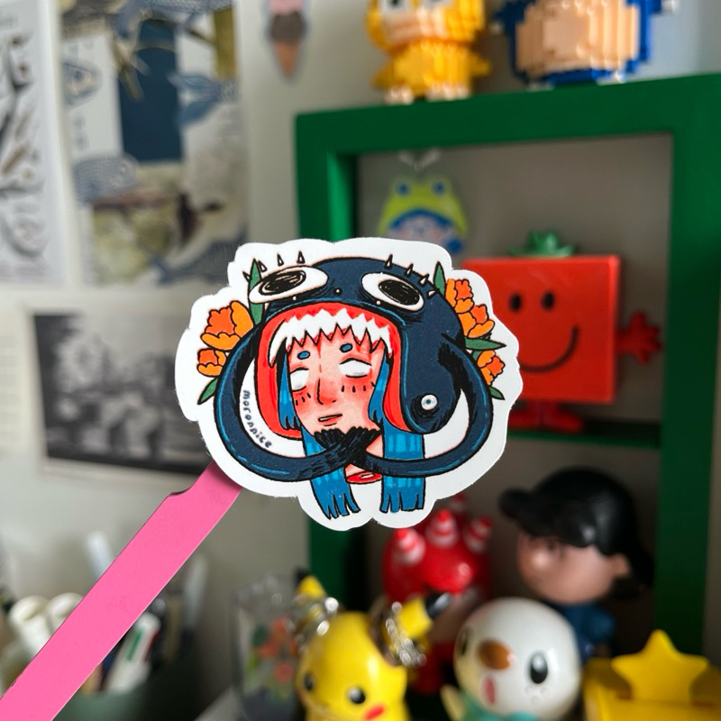 Jual (Min 3 pcs) DIE CUT STICKER ORIGINAL 1.0 BY PEPOW | Shopee Indonesia
