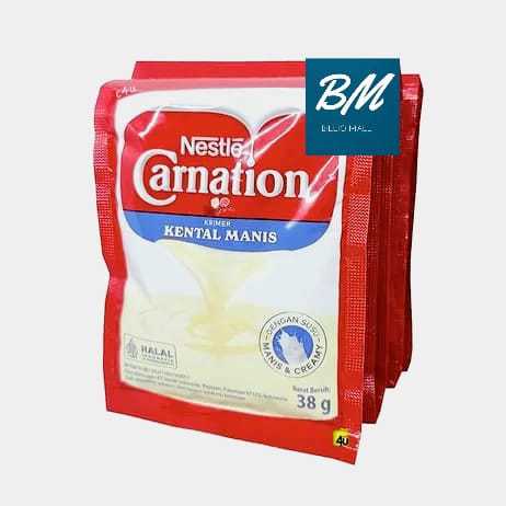 Jual Carnation Krimer Kental Manis Renceng ( isi 6 Sachet / 5 Gratis 1 ...