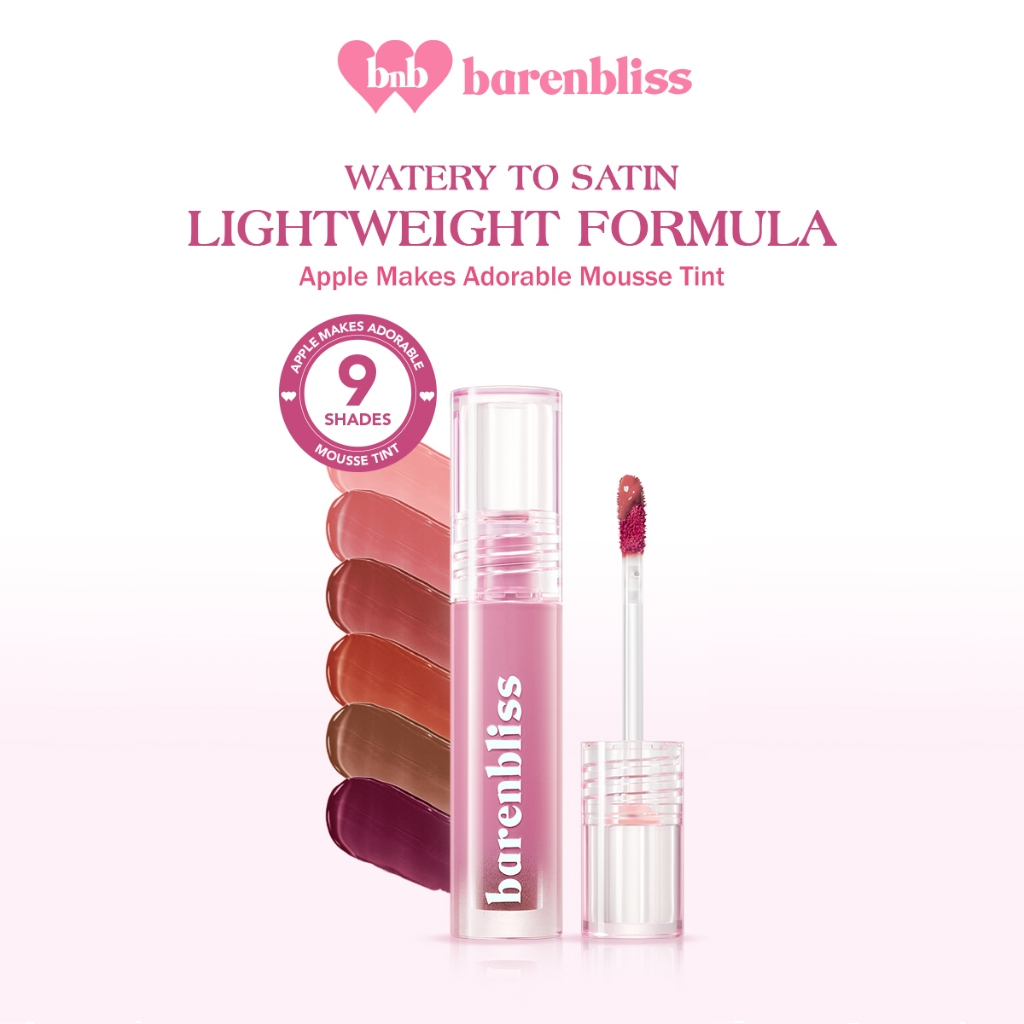 Jual BNB barenbliss Apple Makes Adorable Mousse Lip Tint - Lip Cream ...