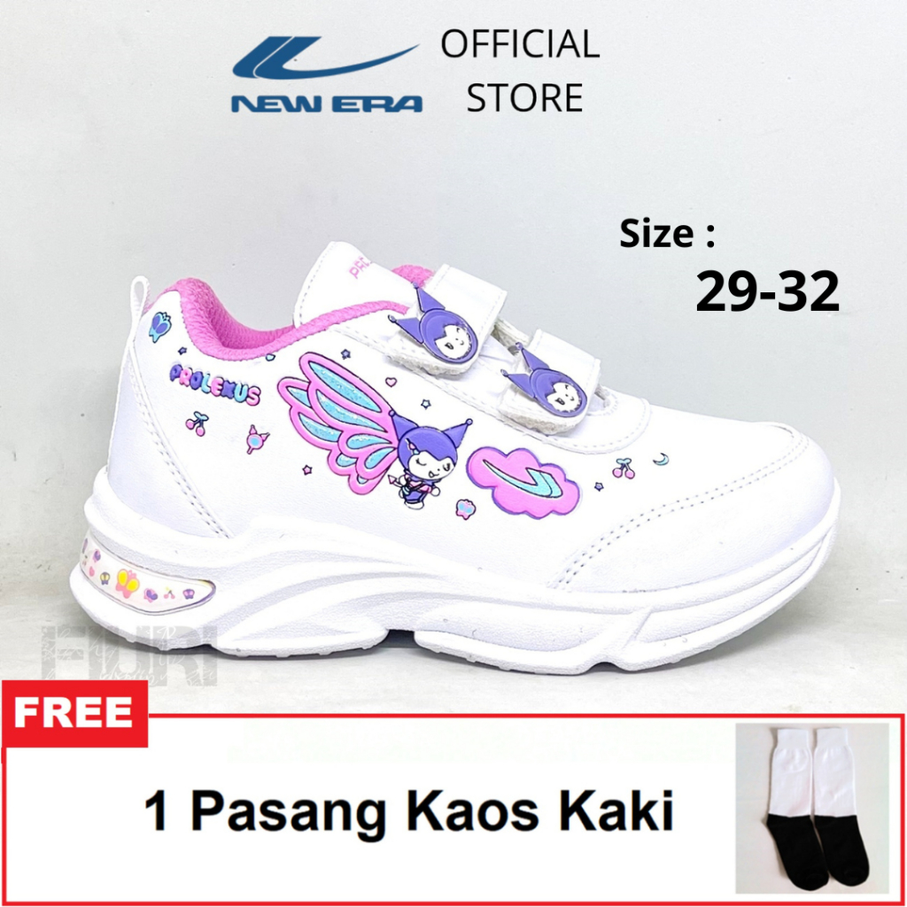 Jual FIURI Official - NEW ERA MIMI 29-32 - Sepatu Sneakers Kets Sekolah Olahraga Anak Kecil ...