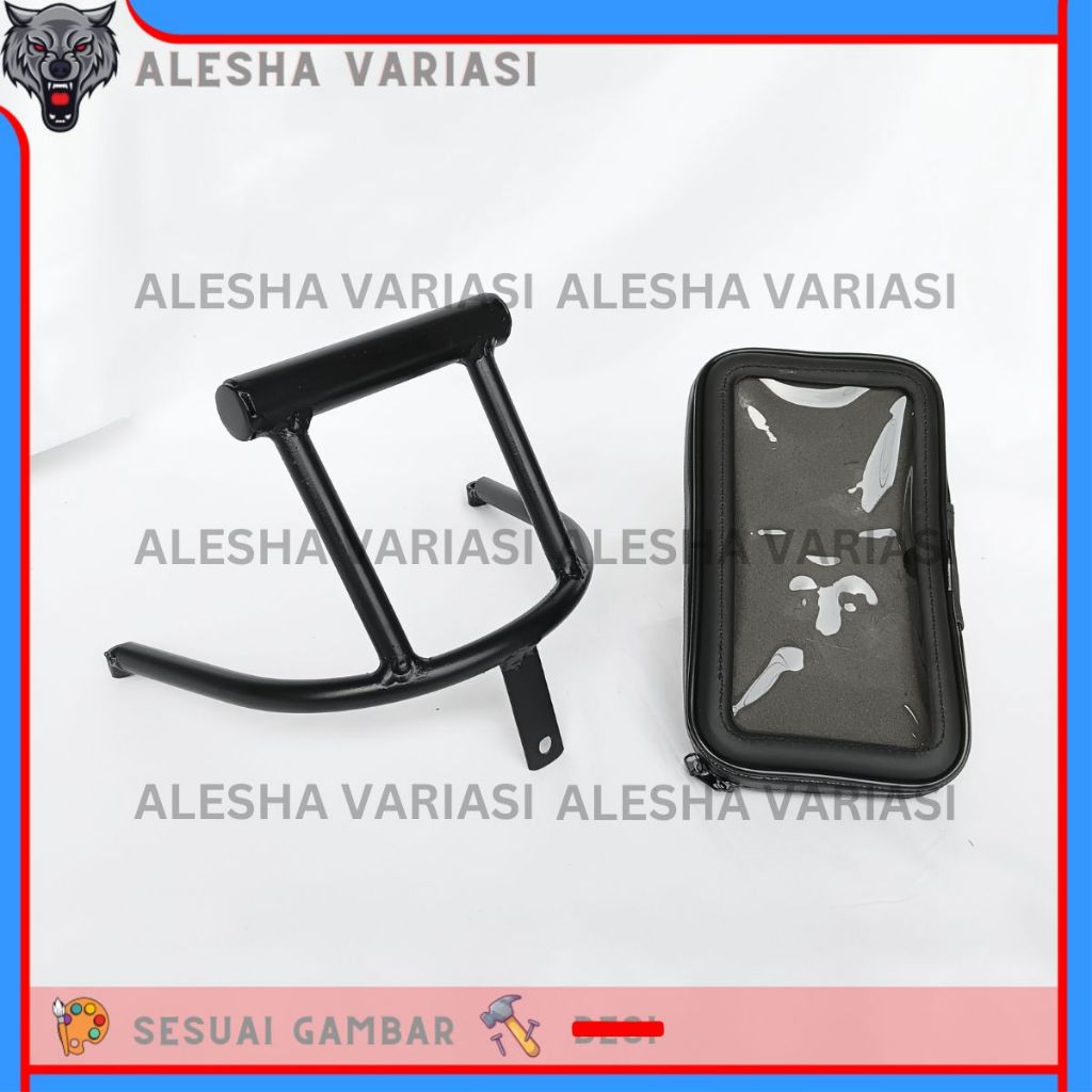Jual PAKET HOLDER GPS HP NMAX OLD STANDAR PHONE HOLDER ALUMUNIUM STANG ...
