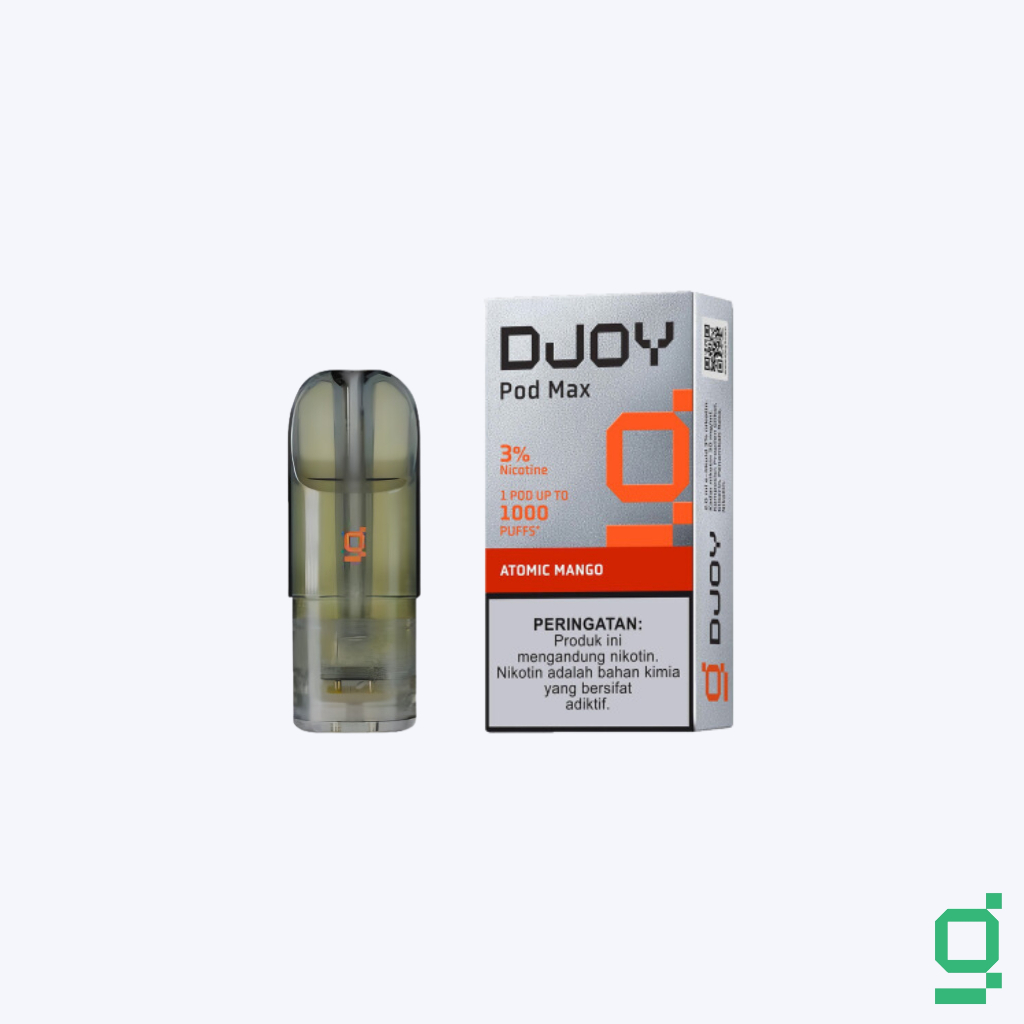Jual DJOY - Pod Max Rokok Elektrik - Atomic Mango 2 ml | Shopee Indonesia