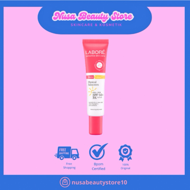 Jual Labore Physical Suncreen Spf 50+Pa++++ | Shopee Indonesia