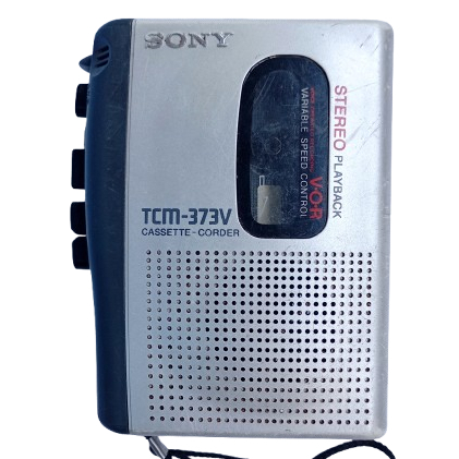 Jual audio - WALKMAN SONY TCM-373V RECORDER CASSETTE PLAYER SPEED ...