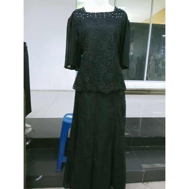 Jual ONE SET ROK BROKAT STELAN WANITA ATASAN FULL BROKAT HALUS MIX ...